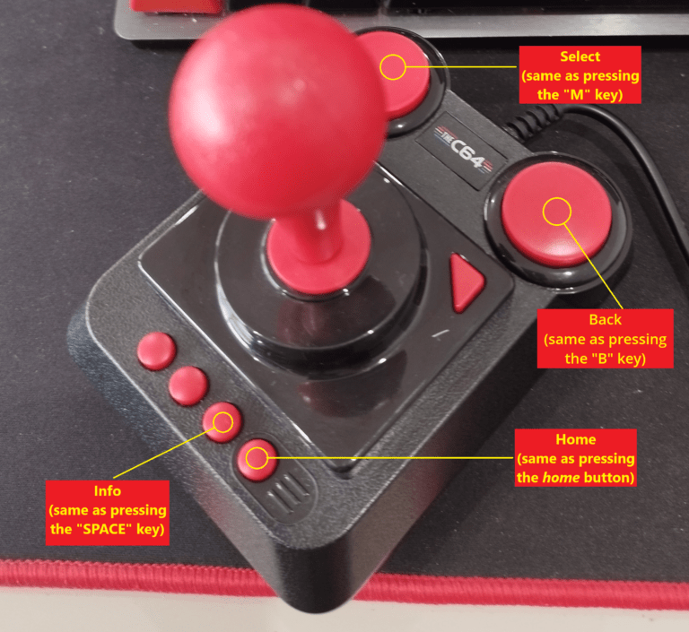 C64 mini joystick's in The Spectrum - Perdigaos Arcade